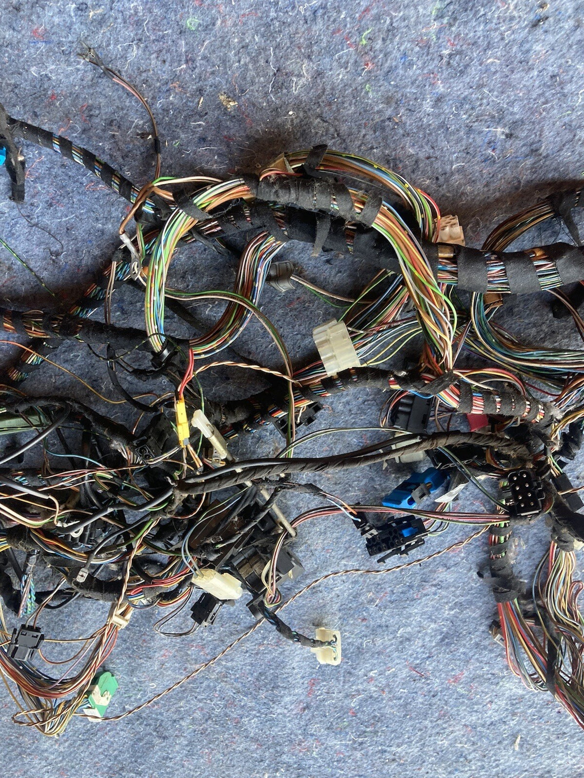 1986-94 BMW 7 Series E32 740il Firewall Interior Body Wiring Harness O ...