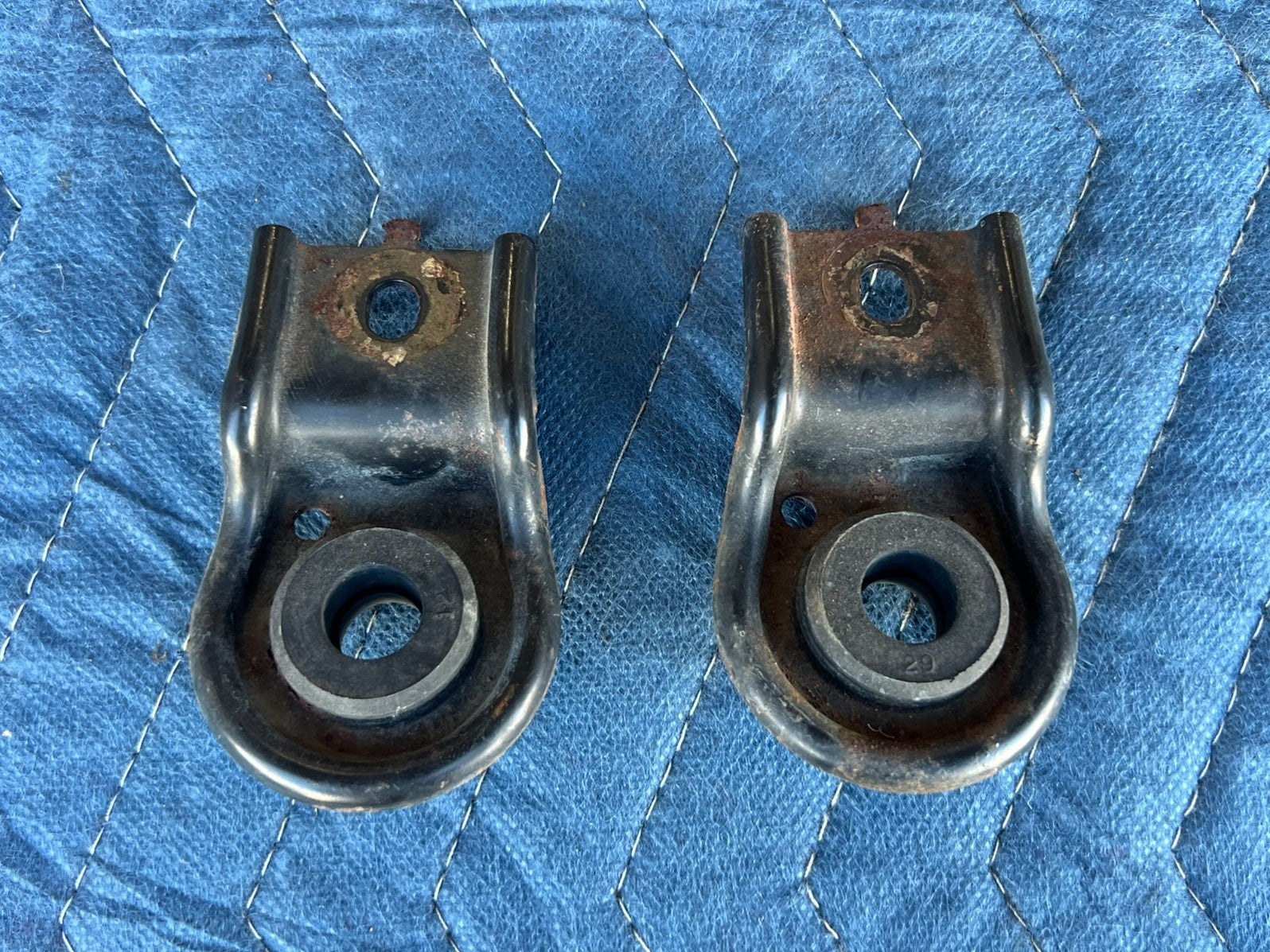 1998-2002 Honda Accord Upper Radiator Mounting Bracket Pair 2pcs OEM ...