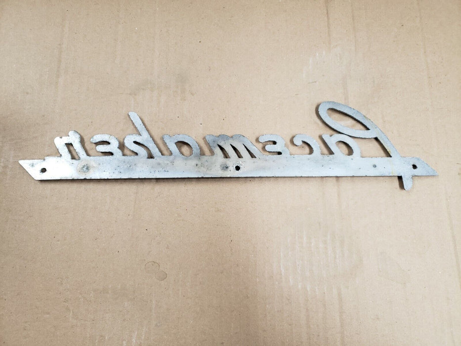 Vintage PACEMAKER SEA SKIFF Emblem Badge Script for Boat Yacht Cruiser ...